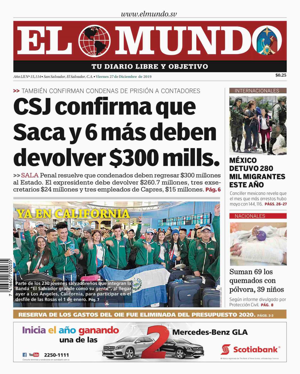 El Mundo 271219 by Diario El Mundo - Issuu