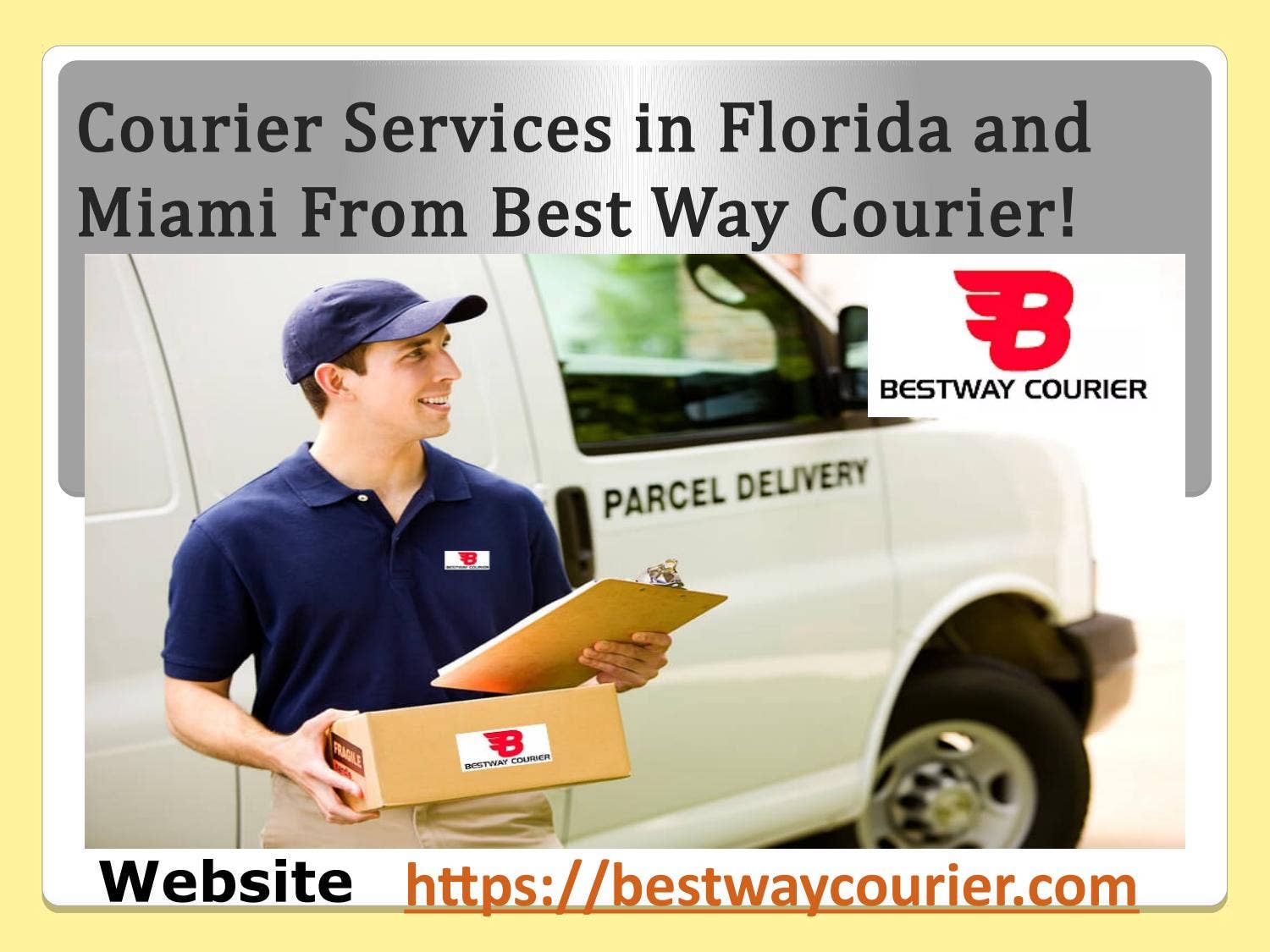 Cargo Delivery Service, Cargo Freight Miami -Best Way Courier by Best ...