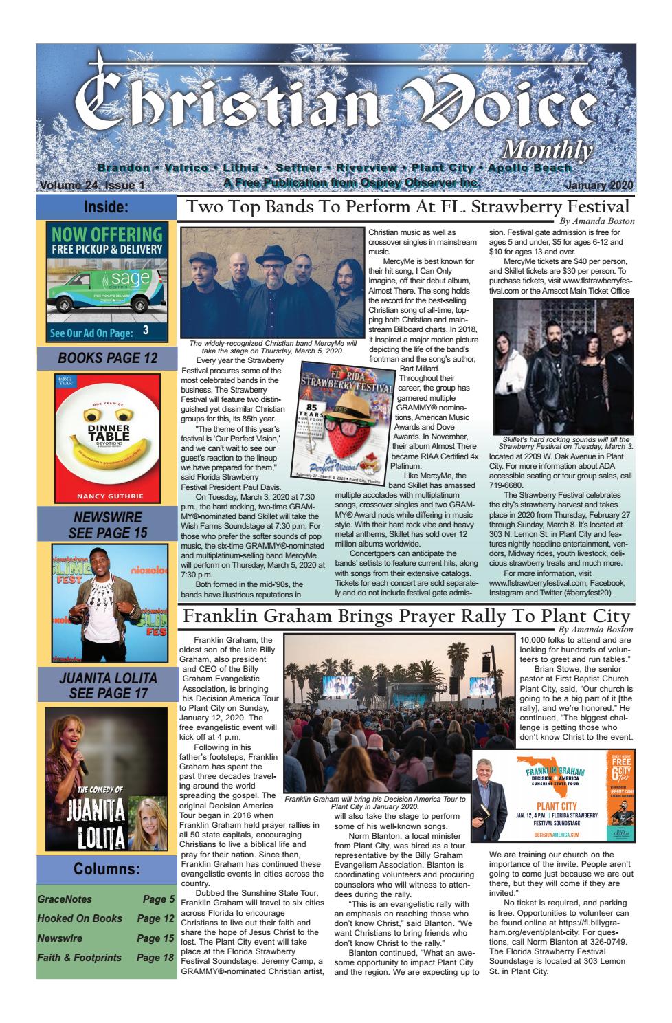 Osprey Observer Christian Voice Monthly January 2020 by Osprey Observer ...