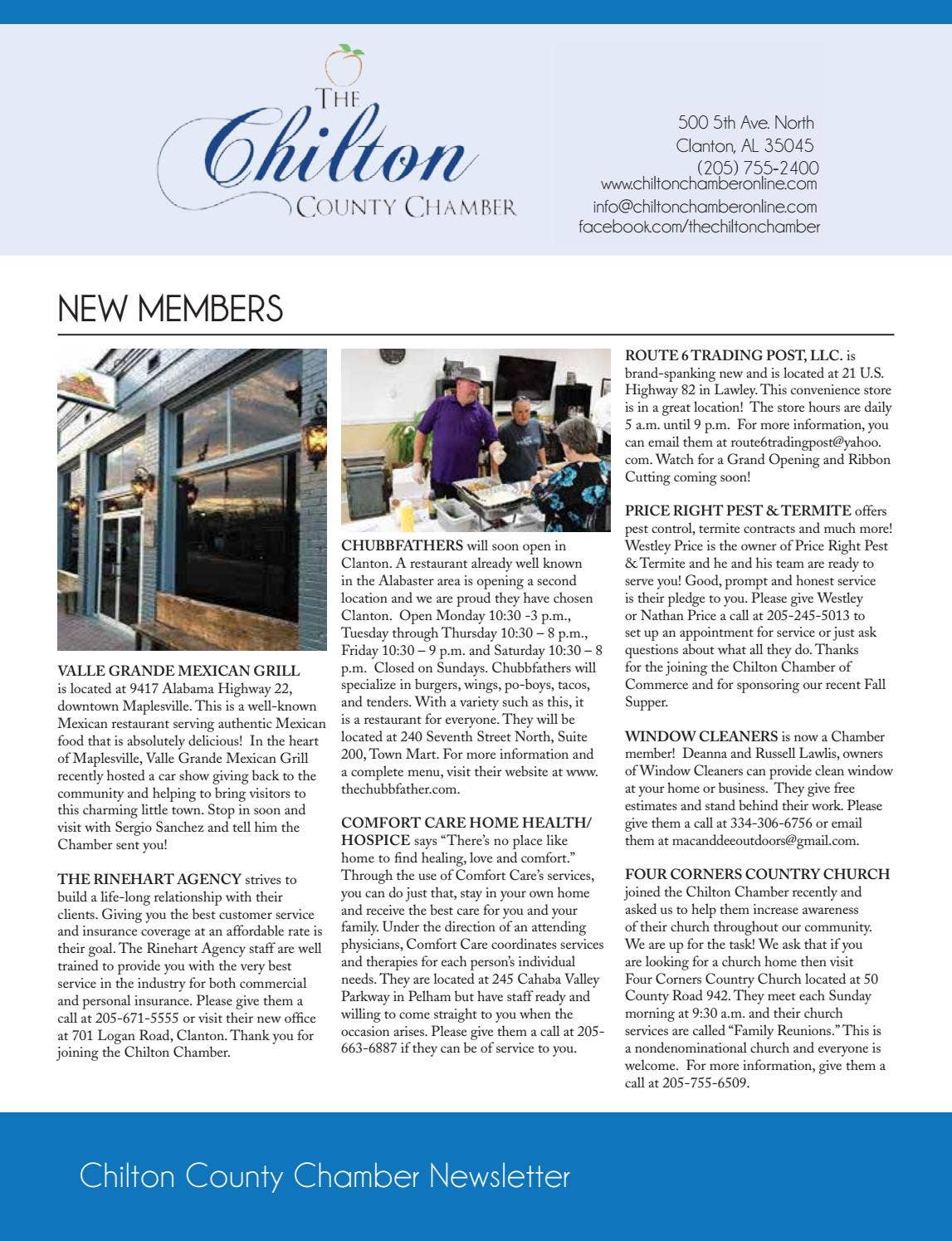 Chilton Chamber newsletter November/ December 2019 by The Clanton ...