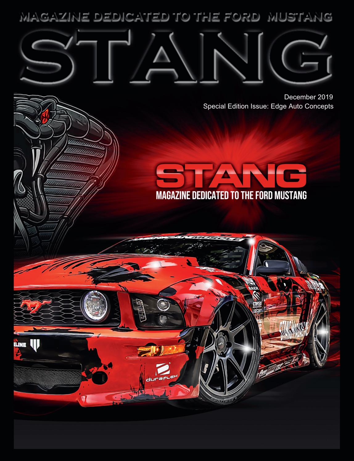 STANG Magazine Special Edition Issue: Edge Auto Concepts by STANG ...