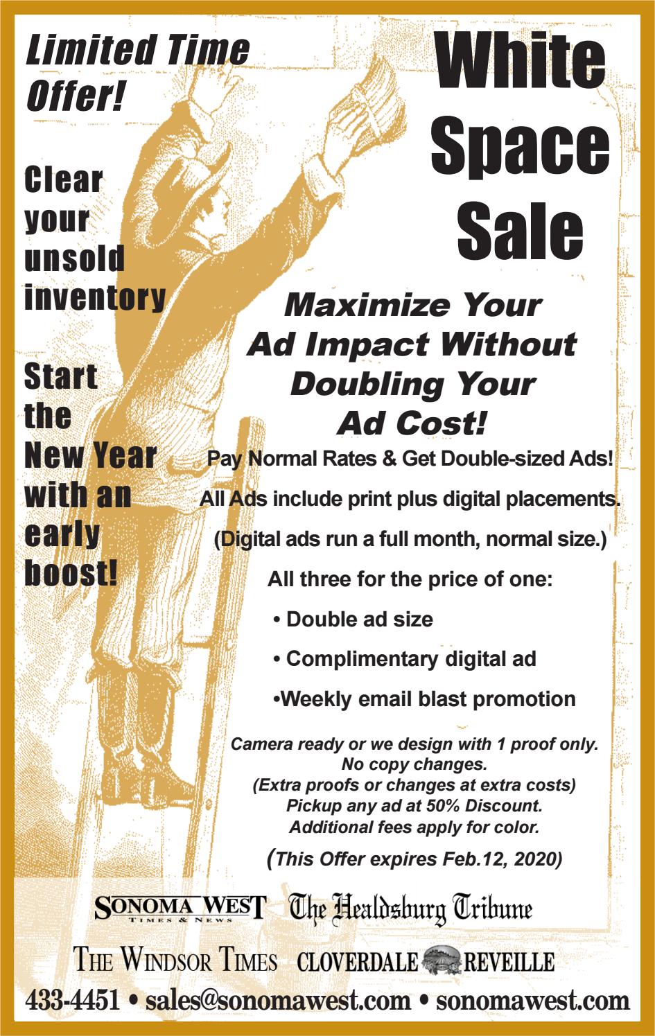 White Space House ad 2019 SPLASH by Healdsburg Tribune Special ...