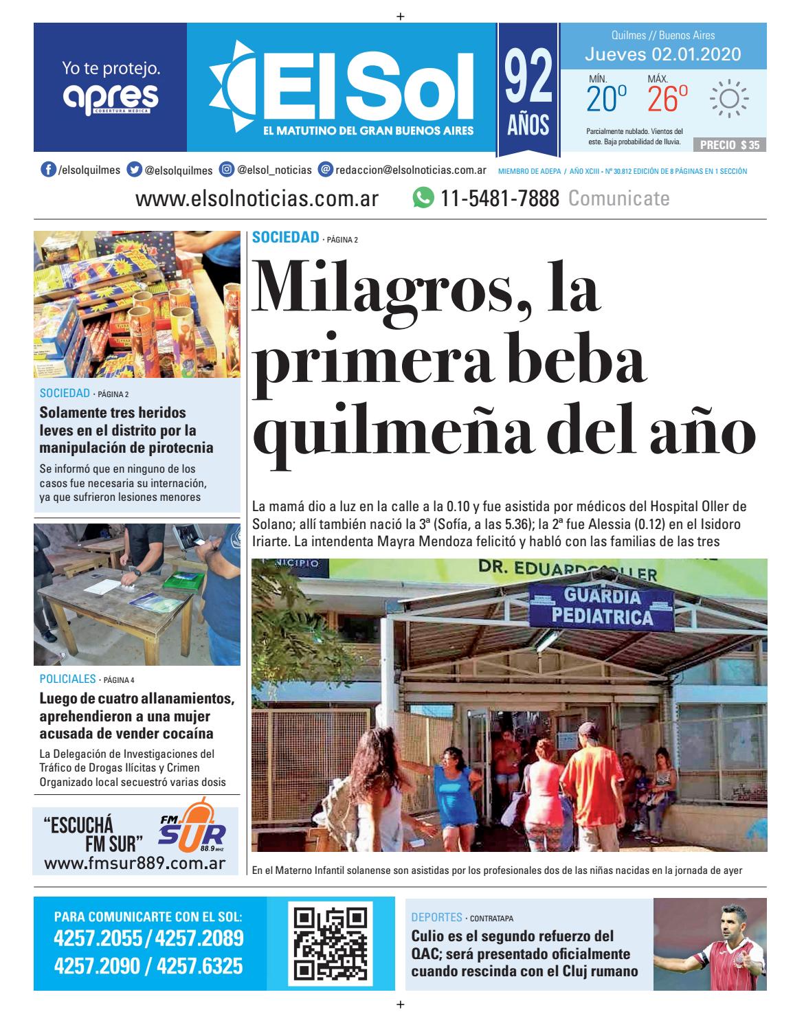 Diario El Sol 02-01-2020 by Diario EL SOL - Issuu