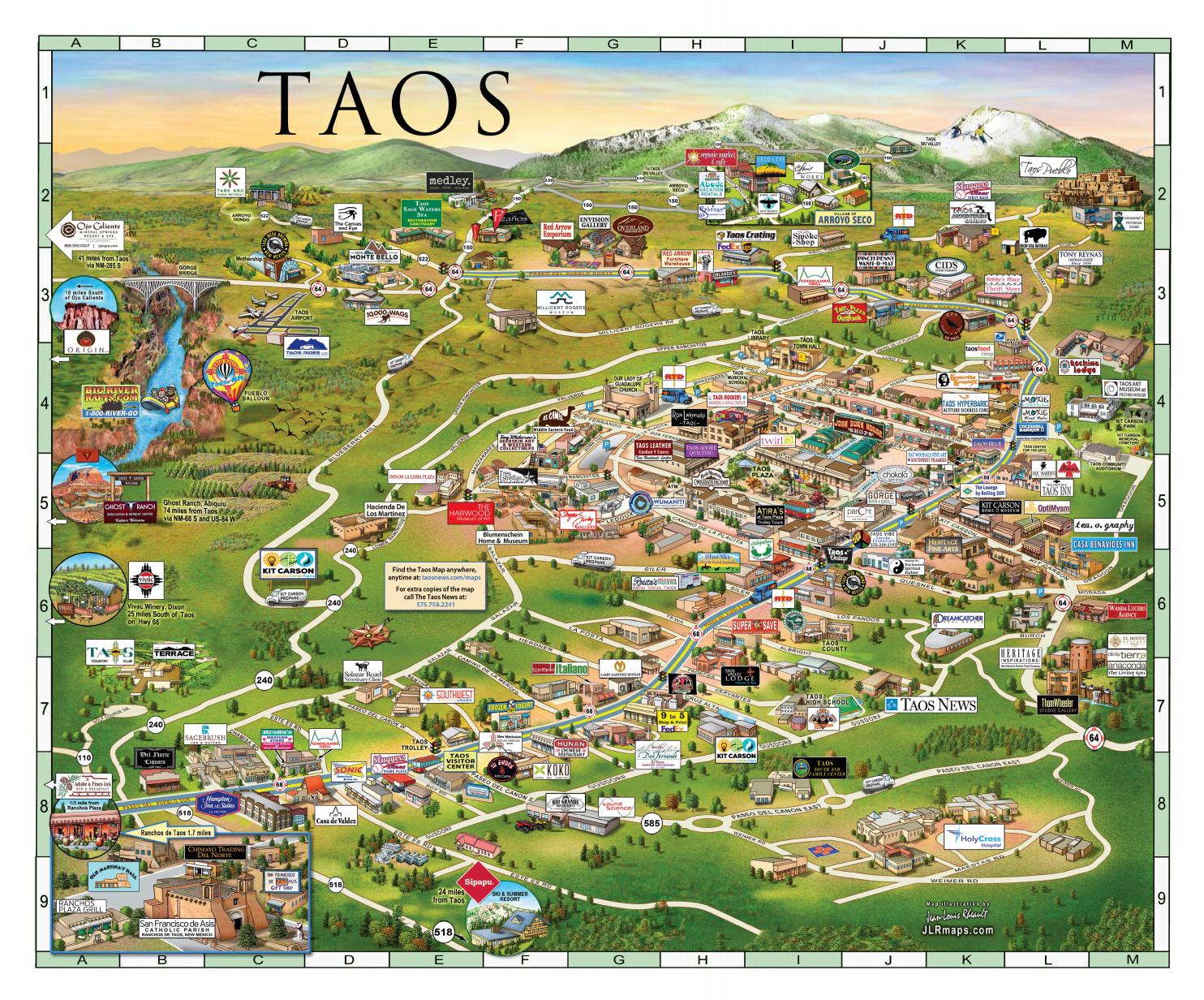MAP: Taos 2020 by The Taos News - Issuu