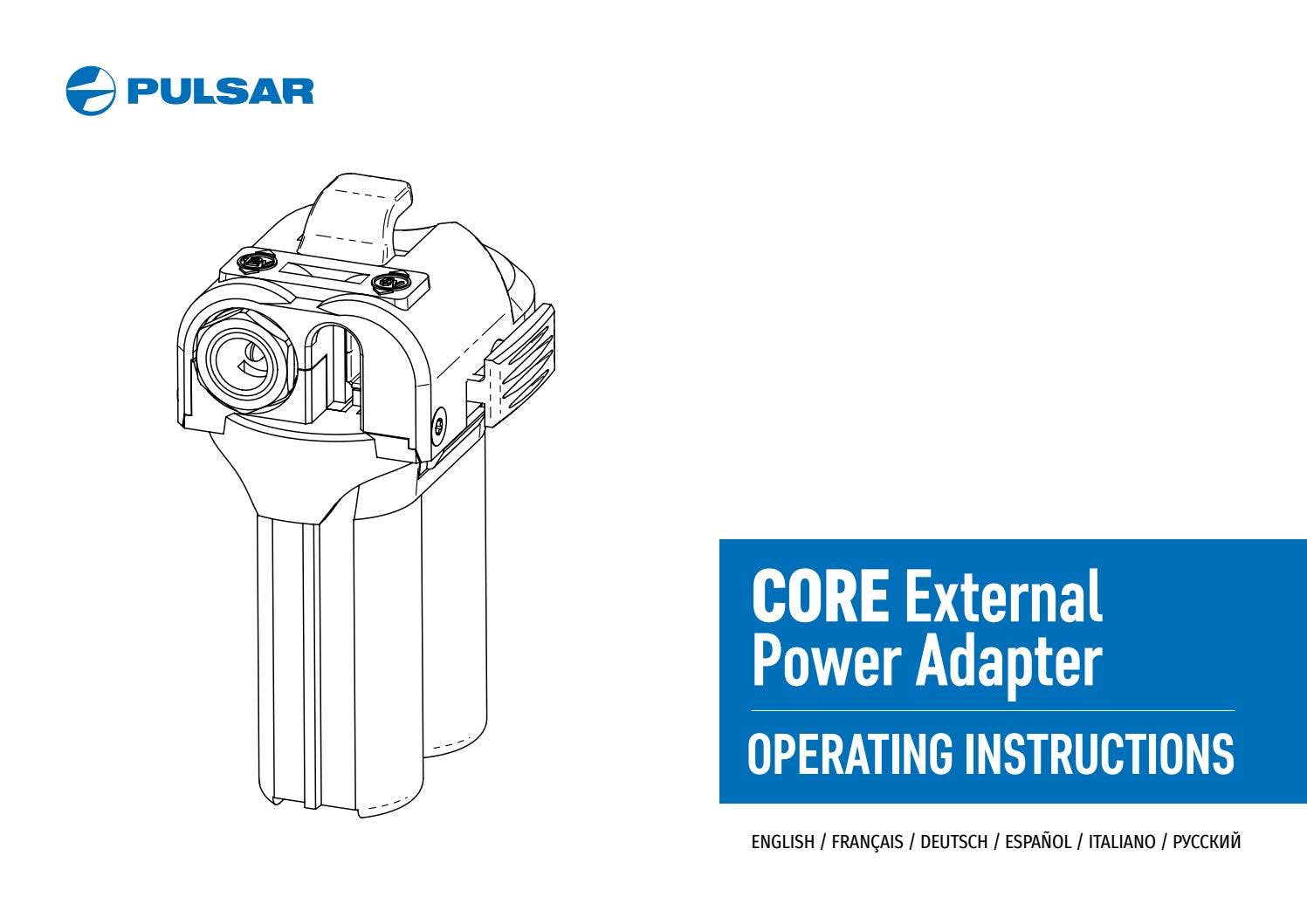 Core External Power Adapter User Manual by Yukon Advanced Optics ...