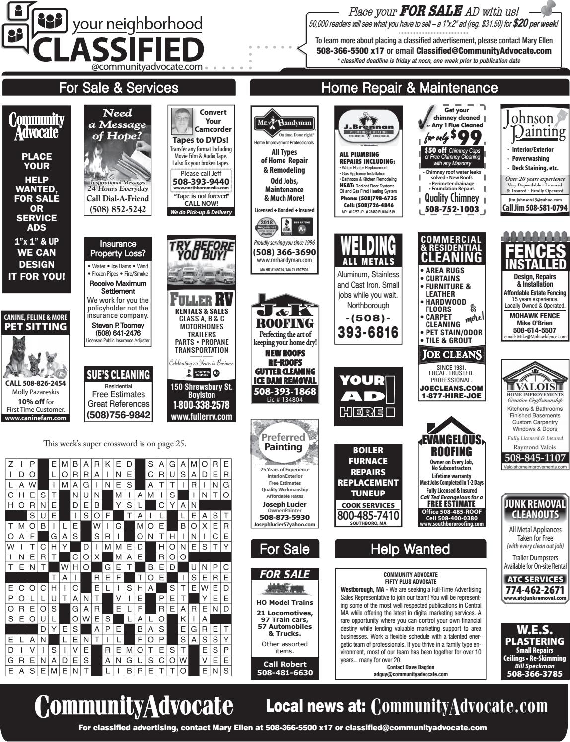 Classifieds for January 3 2020 by Newsroom - Issuu