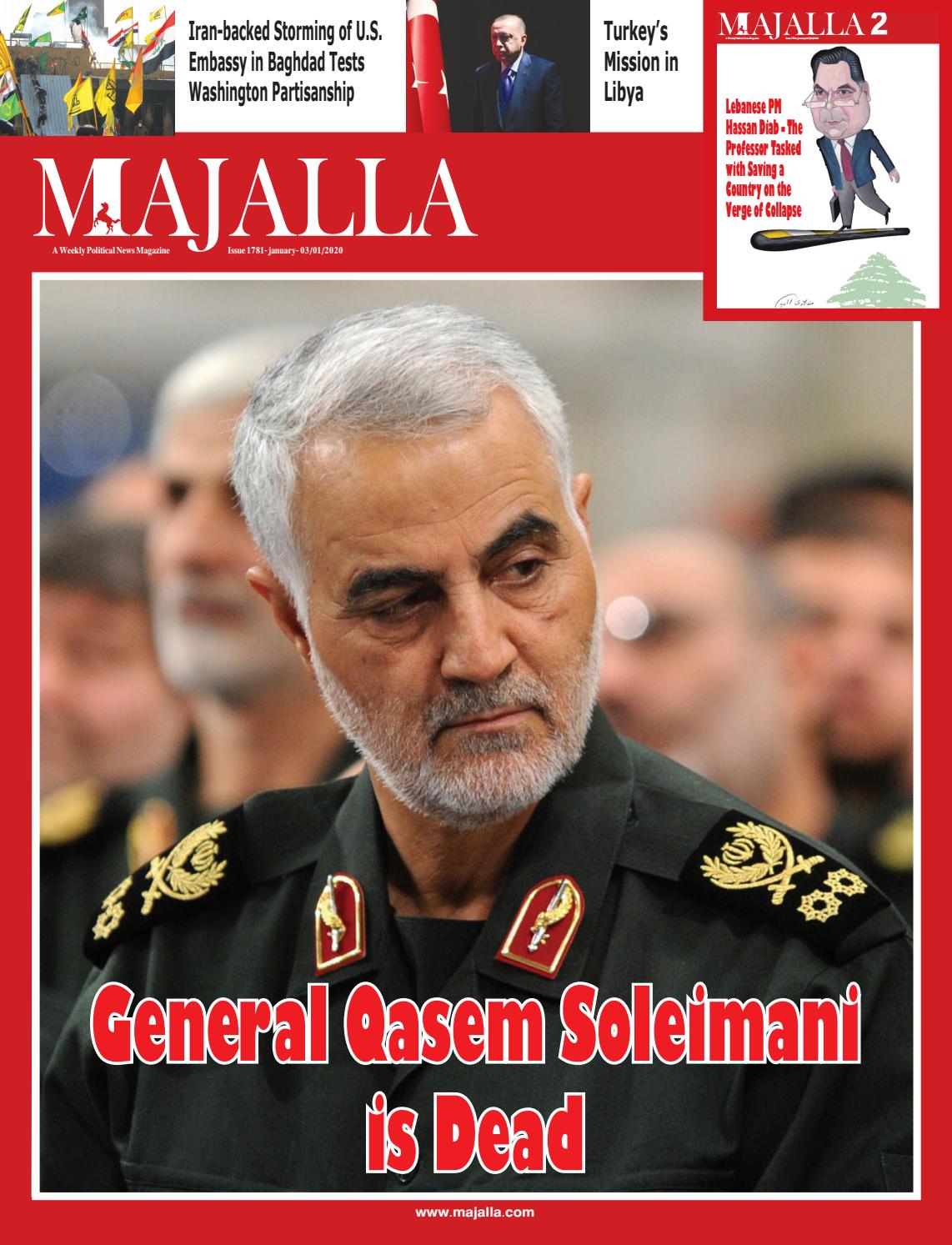 General Qasem Soleimani is Dead by Majalla Magazine - HH Saudi Research ...