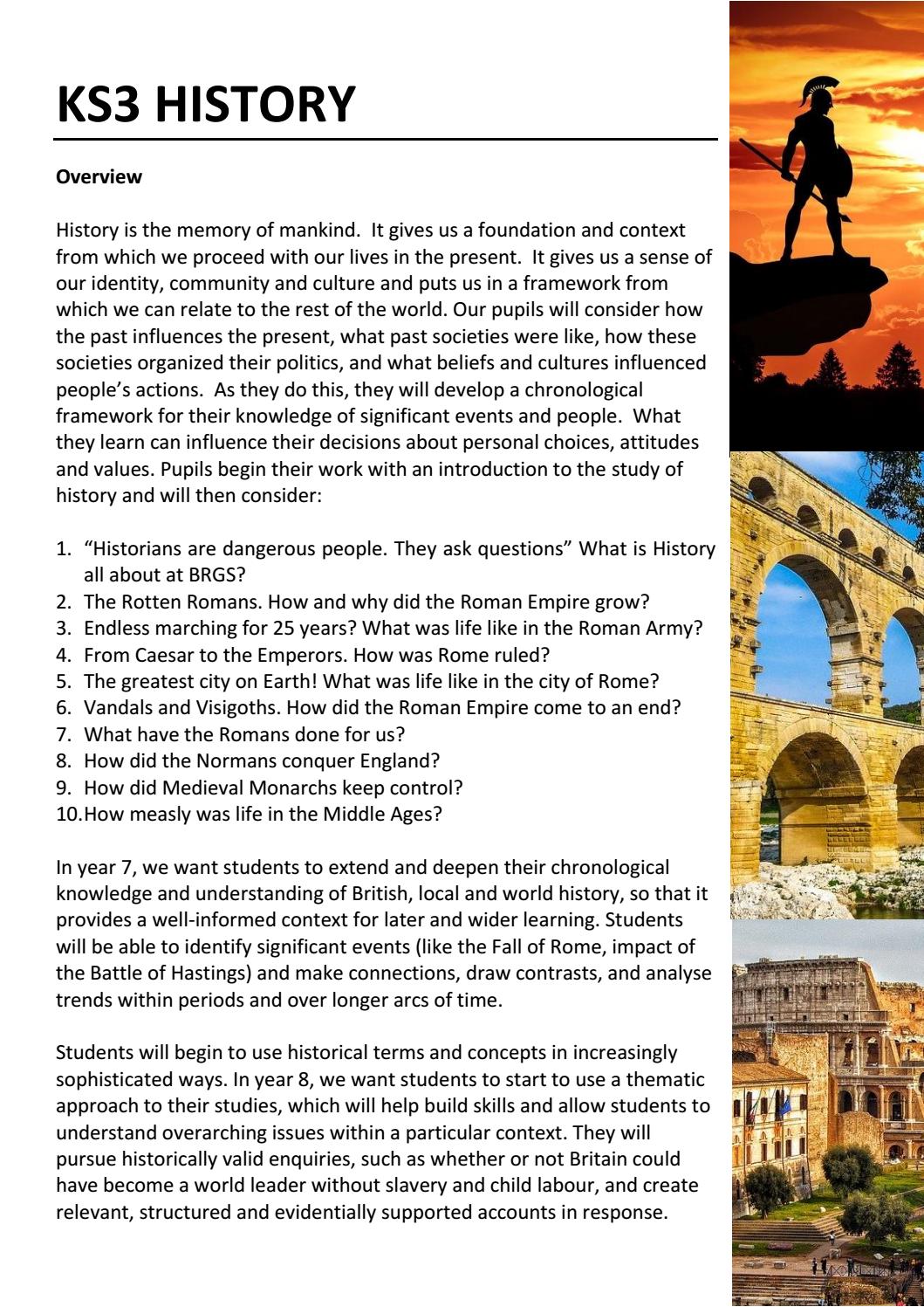 History KS3 by Schudio - Issuu