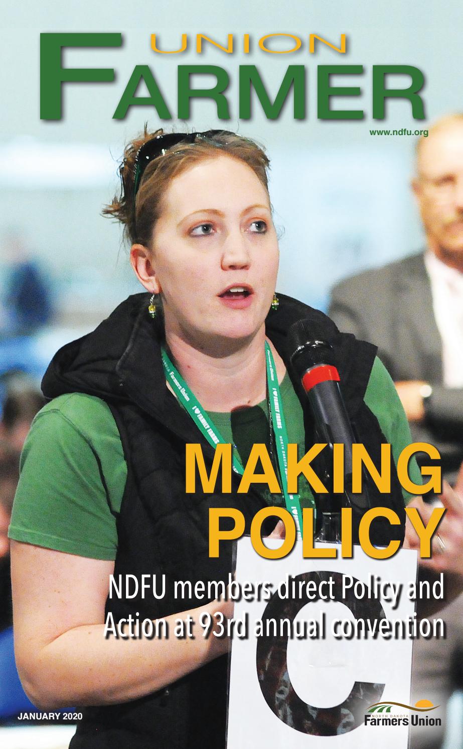 Union Farmer - January 2020 by North Dakota Farmers Union - Issuu