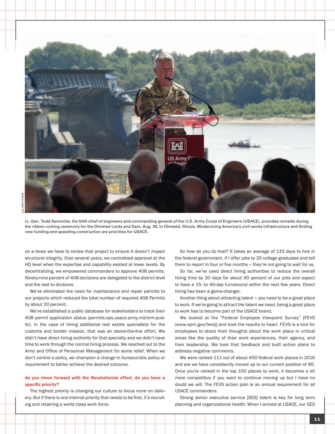 U.S. ARMY CORPS OF ENGINEERS: BUILDING STRONG 2020 Edition by Faircount ...