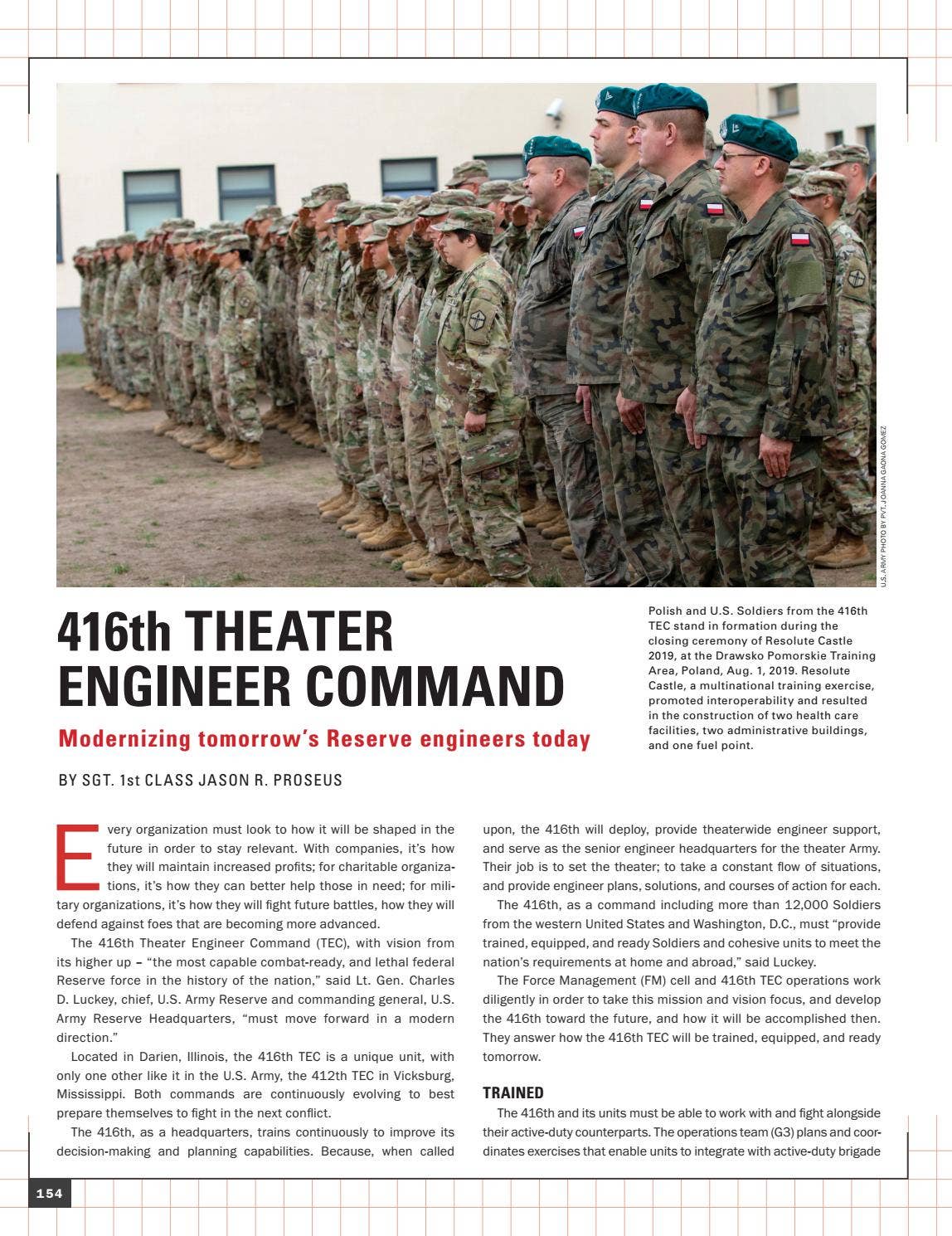 U.S. ARMY CORPS OF ENGINEERS: BUILDING STRONG 2020 Edition by Faircount ...