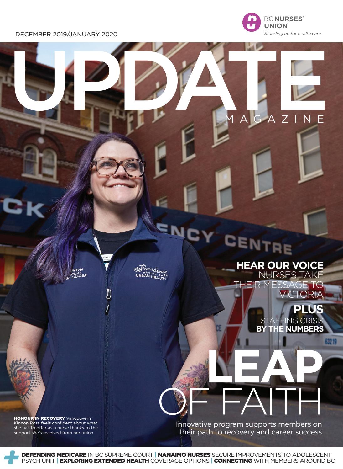 BCNU Update Magazine December 2019/January 2020 by BC Nurses' Union - Issuu