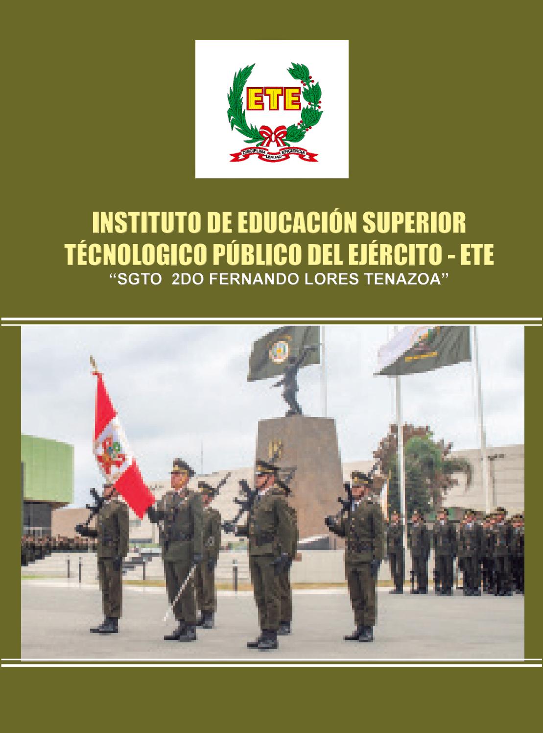 Libro del Instituto de Educación Superior Tecnológico Público del ...
