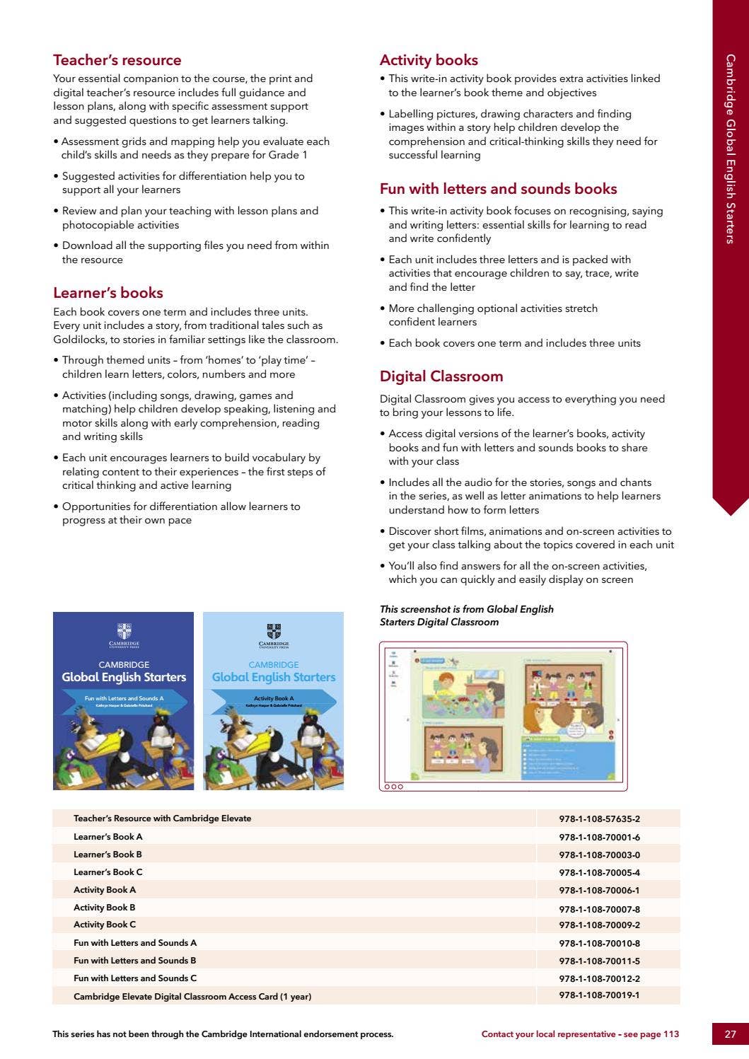 Cambridge International Catalog 2020 by Cambridge International ...