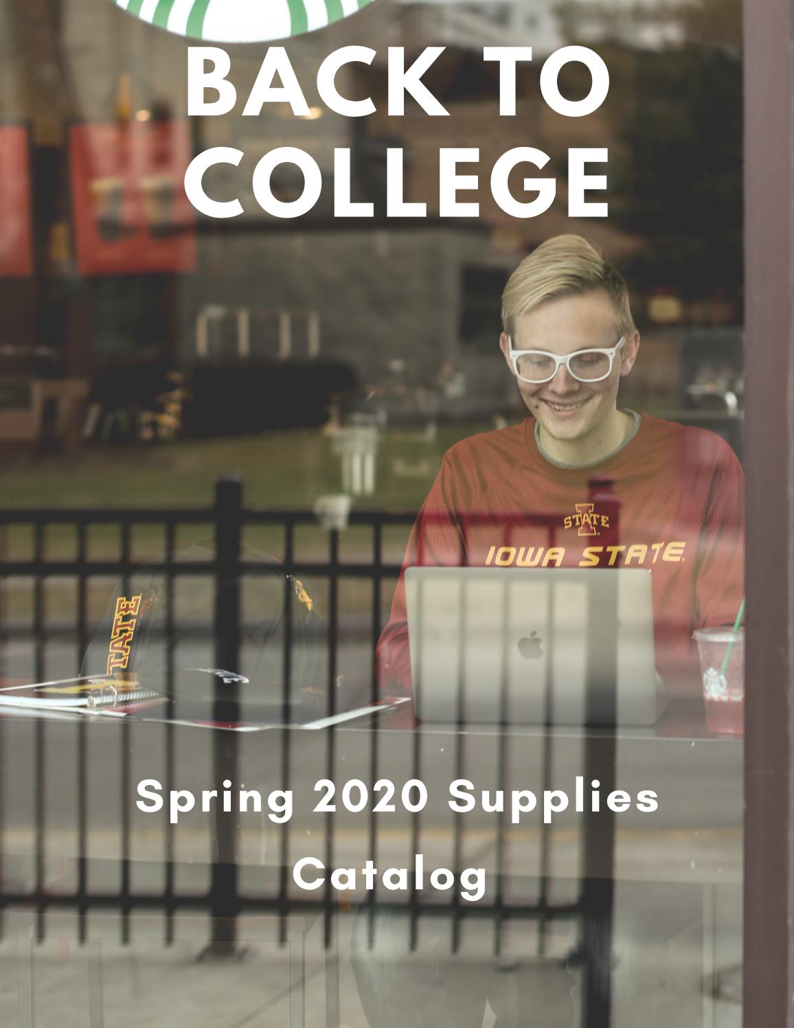 Back to College Spring 2020 by Iowa State University Book Store - Issuu
