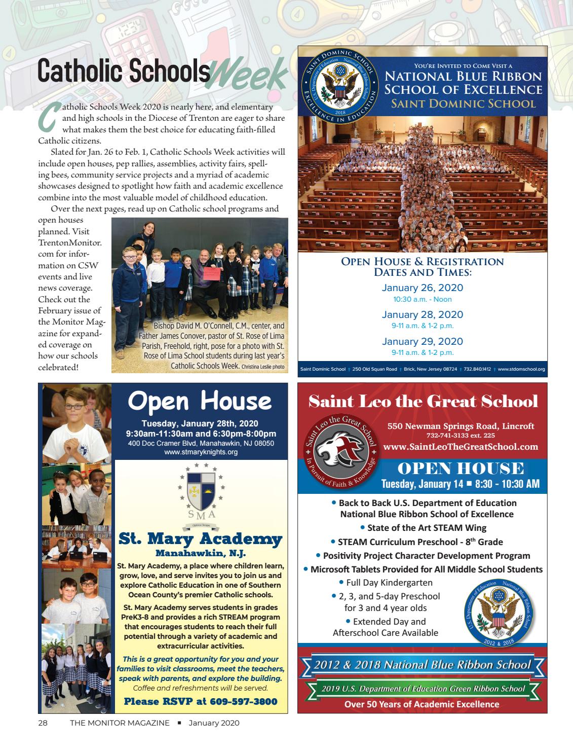 Catholic Schools Week 2020 - Planned Programs and Open Houses by ...
