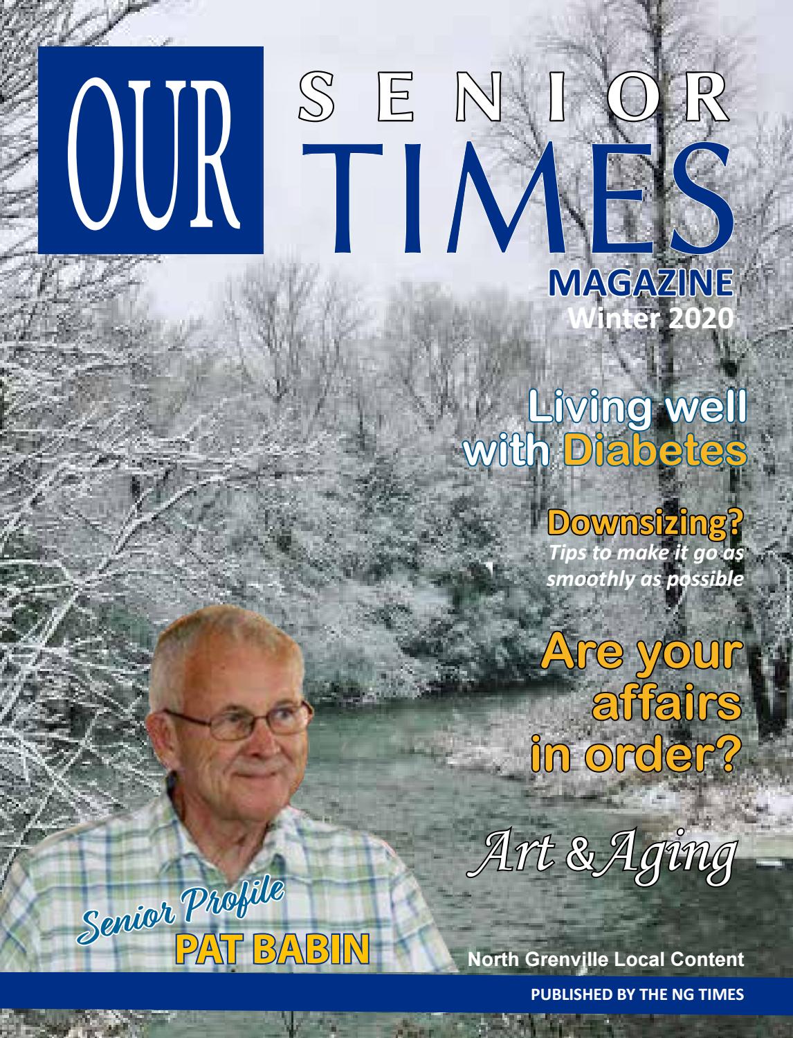 Our Senior Times Winter 2020 by The North Grenville Times - Issuu