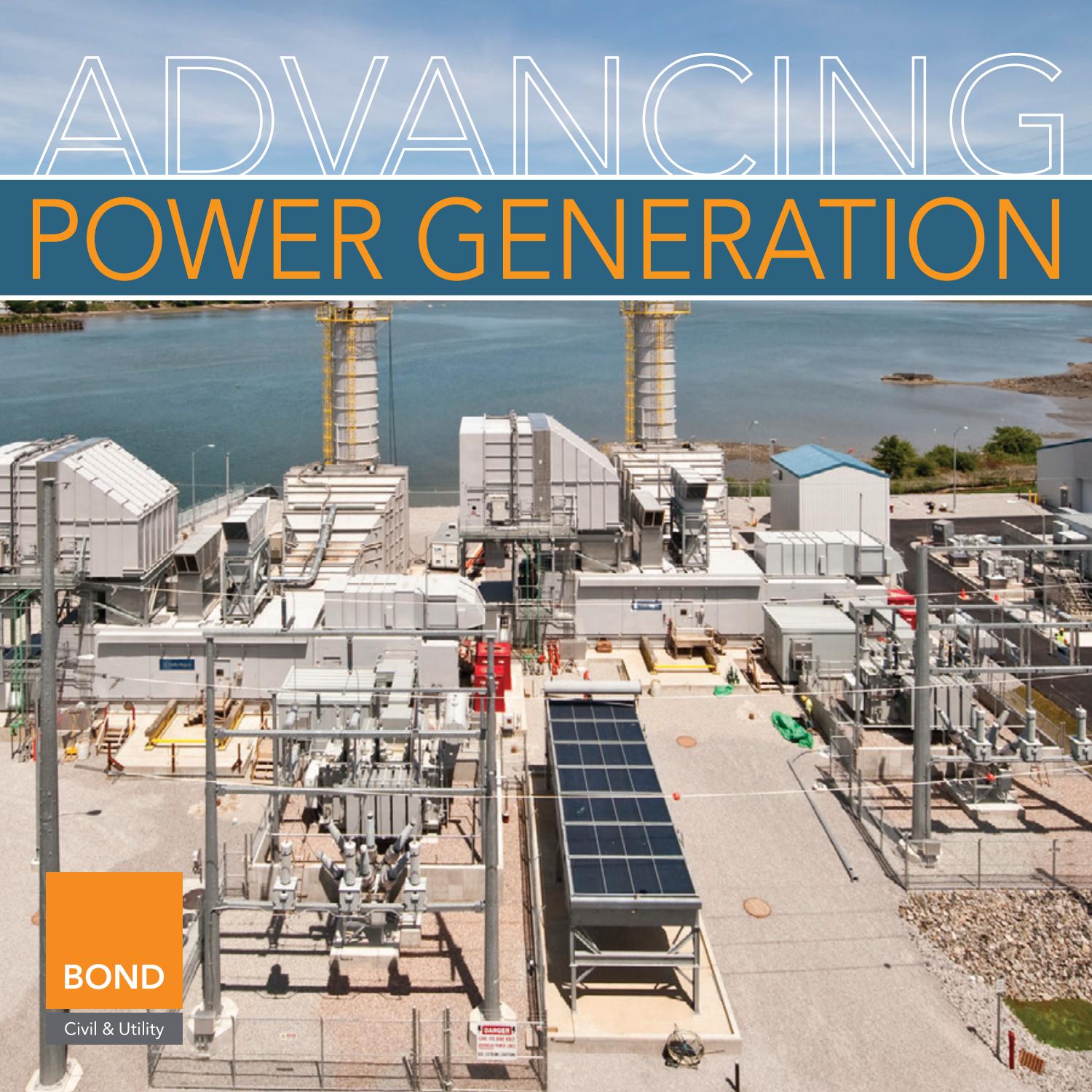 ADVANCING POWER GENERATION by BOND Civil & Utility Construction - Issuu