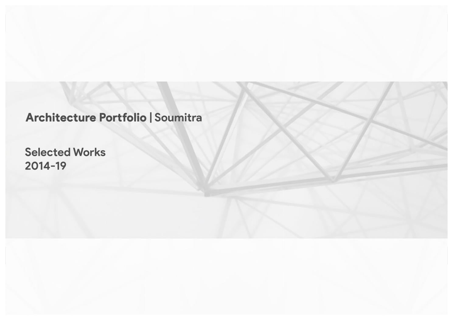 Architectural Portfolio by Soumitra - Issuu