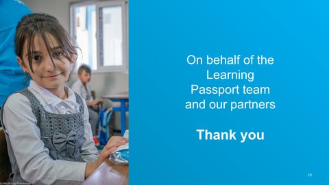 UNICEF partnership learning passport by Cambridge International ...