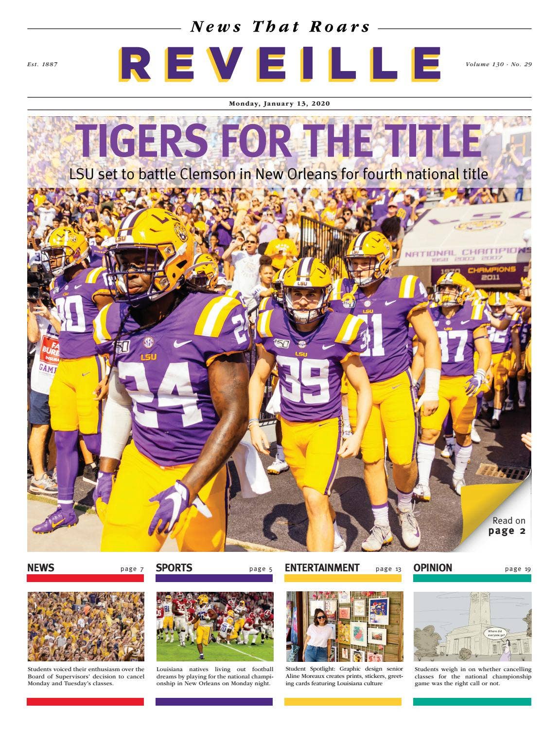 The Reveille 1-13-20 by Reveille - Issuu