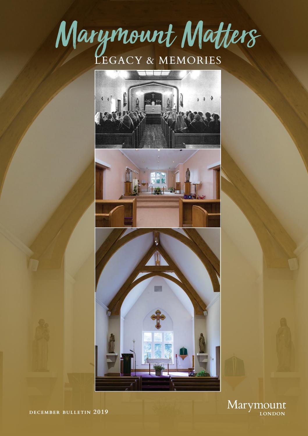 Marymount Matters, December 2019 by Marymount London - Issuu