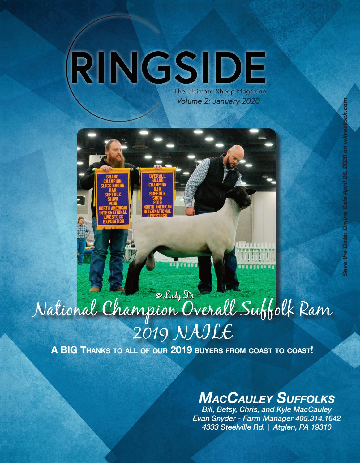 Ringside Sheep Magazine - Volume 2: January 2020 by LivestockDirect - Issuu