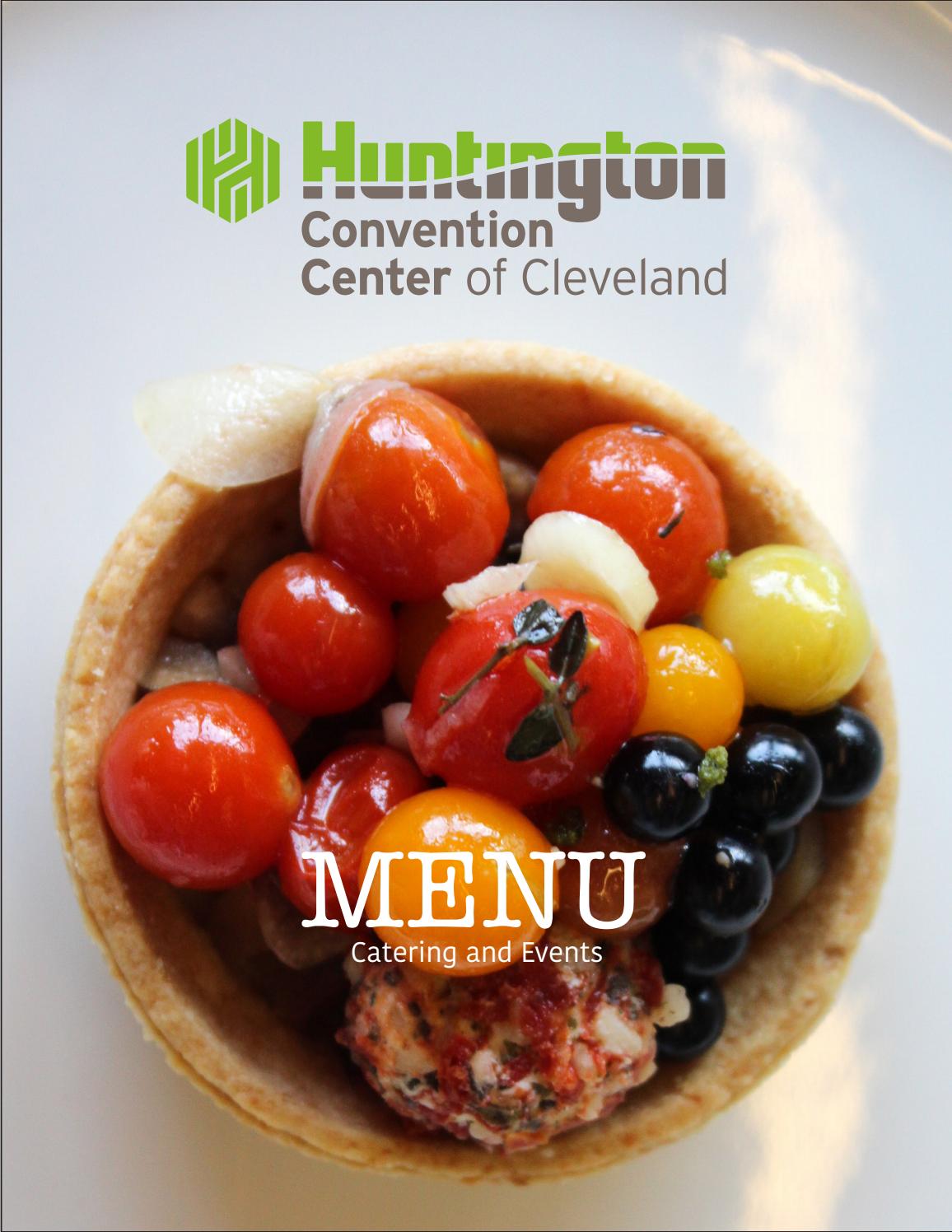 Catering Menu | Huntington Convention Center of Cleveland [2020] by ...