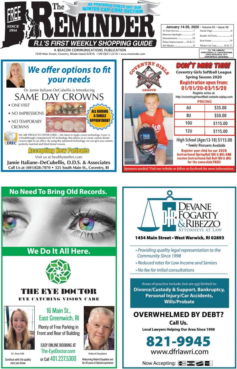 The Reminder January 14-20, 2020 by Beacon Media - Issuu
