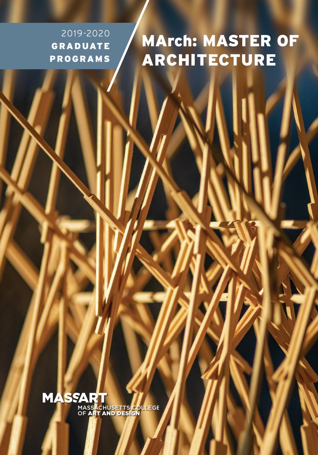 Master of Architecture Graduate Program by Massachusetts College of Art ...