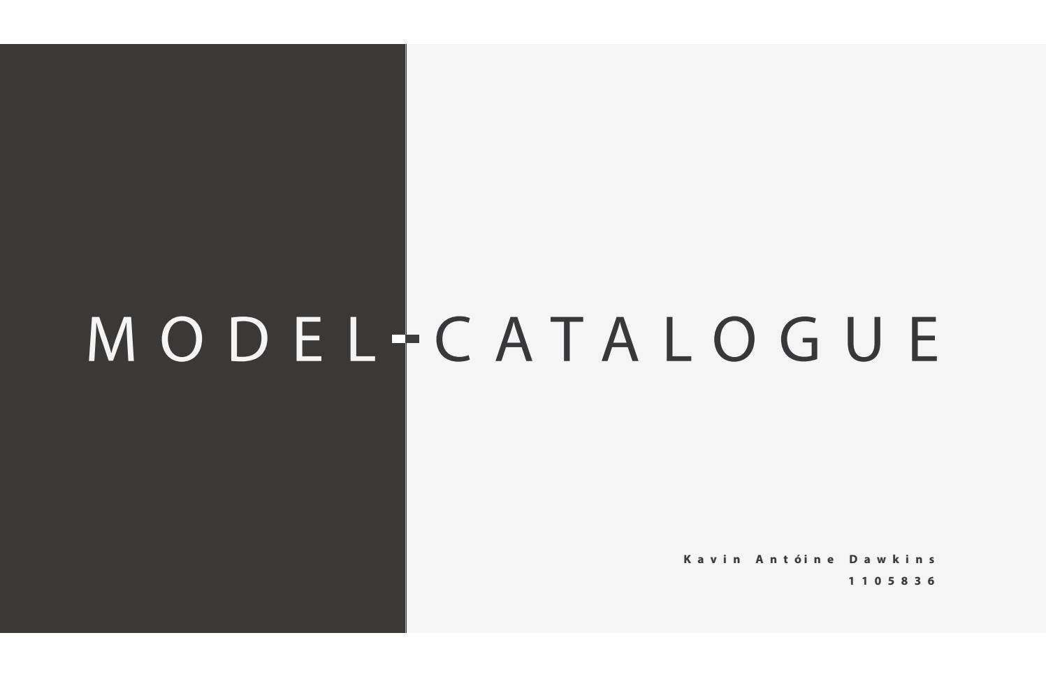 Model Catalogue by Kavin A. Dawkins - Issuu