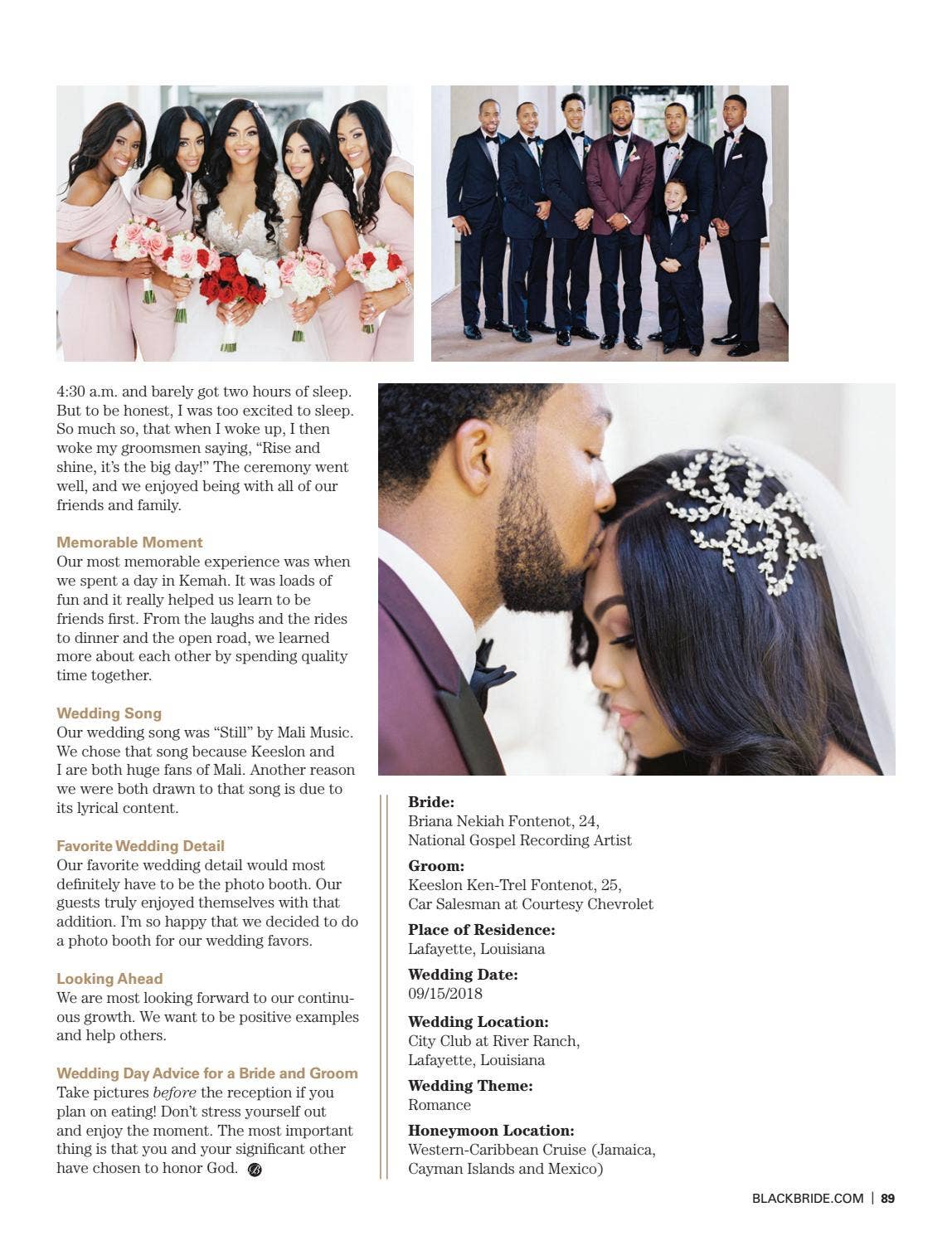 Black Bride Magazine: 2018 Winter Issue by Black Bride Magazine - Issuu