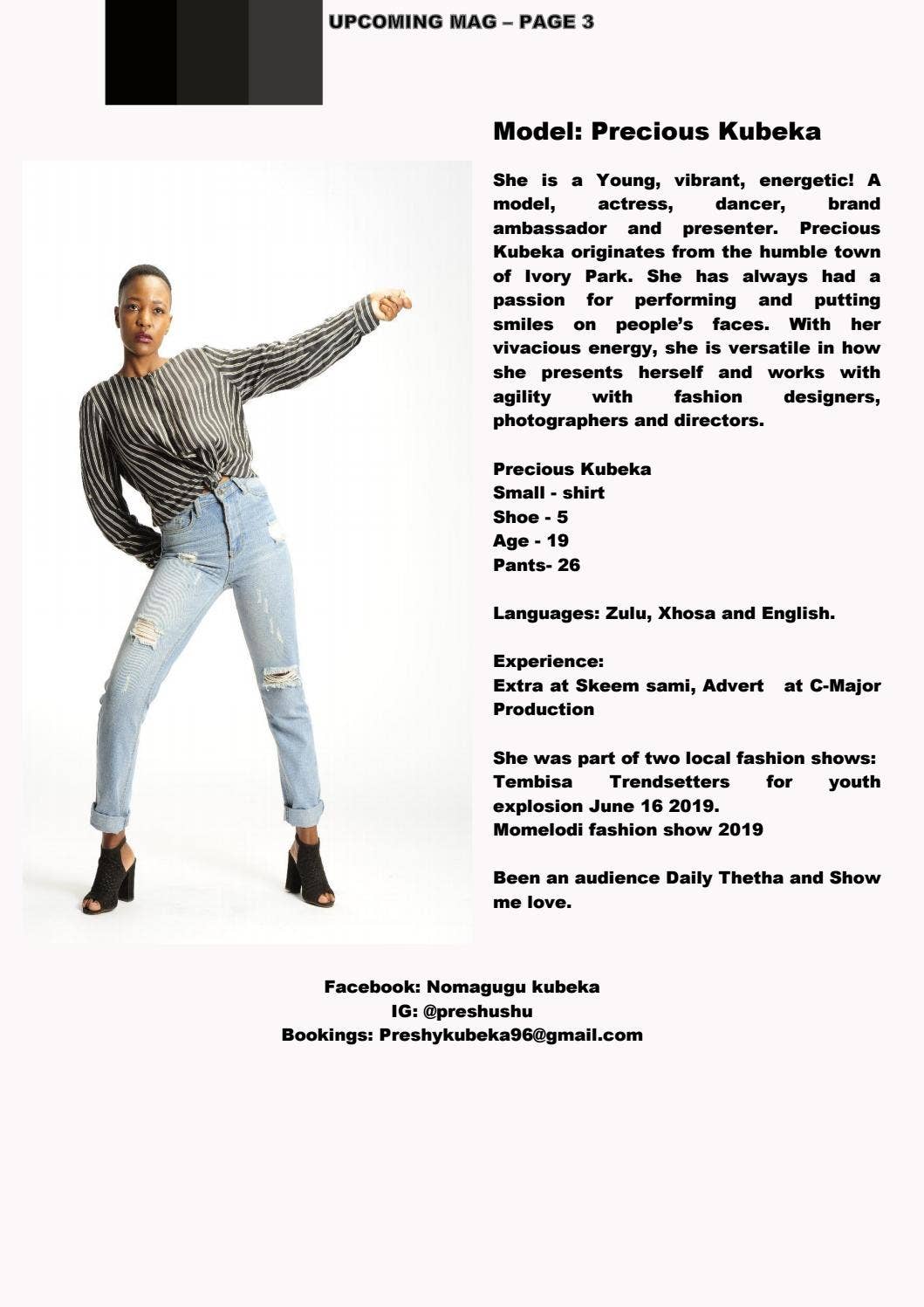 Models Edition by Upcoming Mag - Issuu