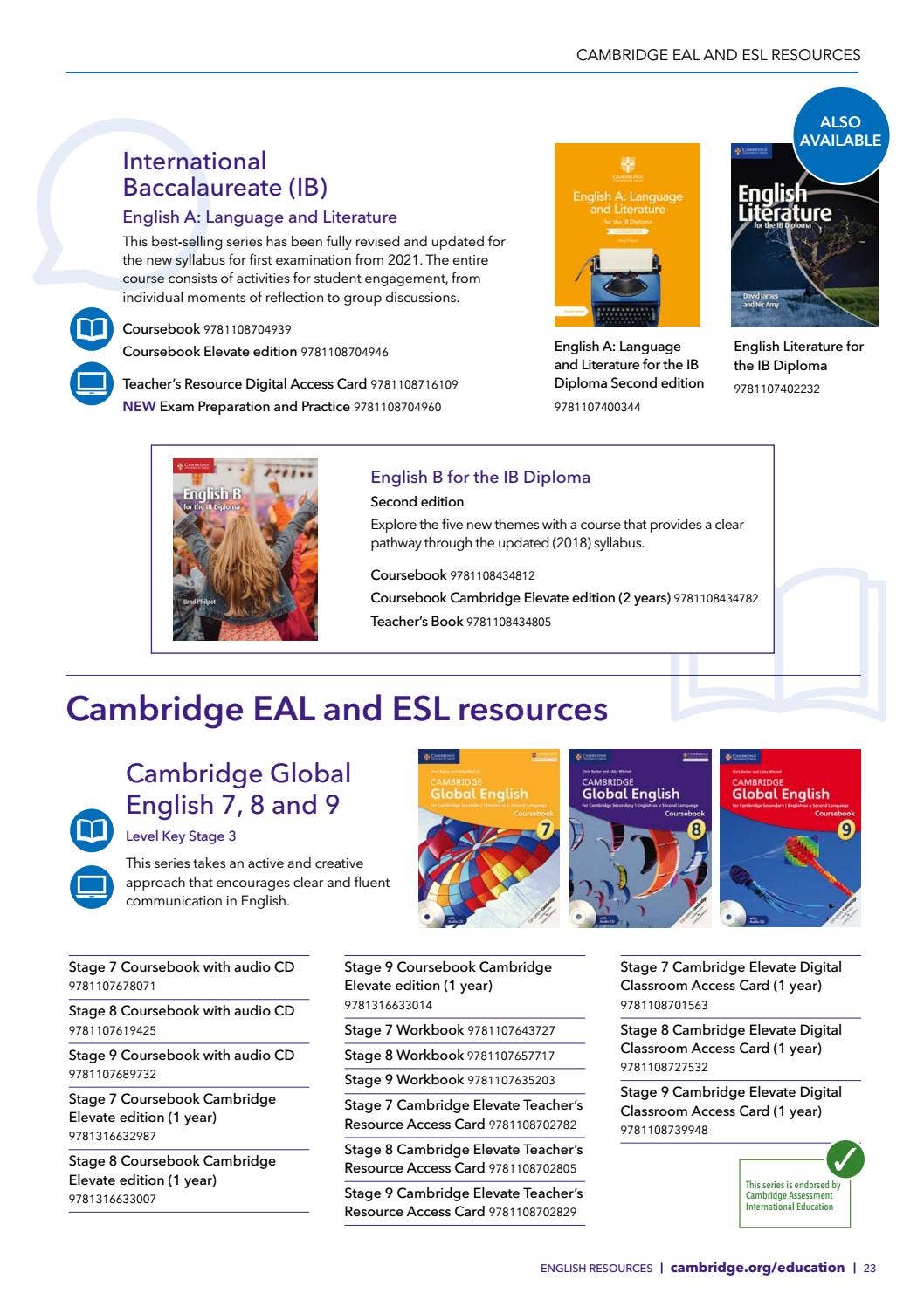 English 2020 Catalogue by Cambridge International Education - Issuu