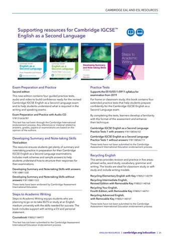 English 2020 Catalogue by Cambridge International Education - Issuu