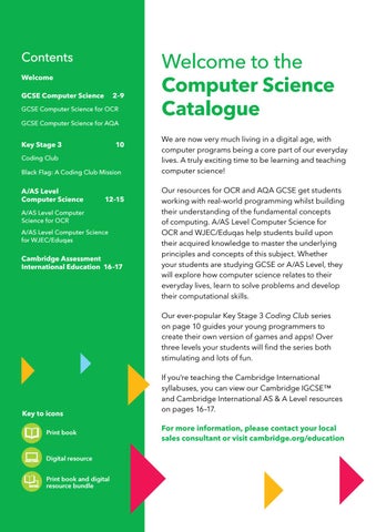 Computer Science 2020 Catalogue by Cambridge International Education ...