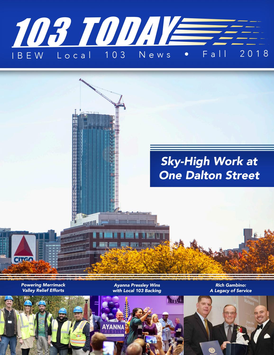 103 Today - Fall 2018 by IBEW Local 103 - Issuu
