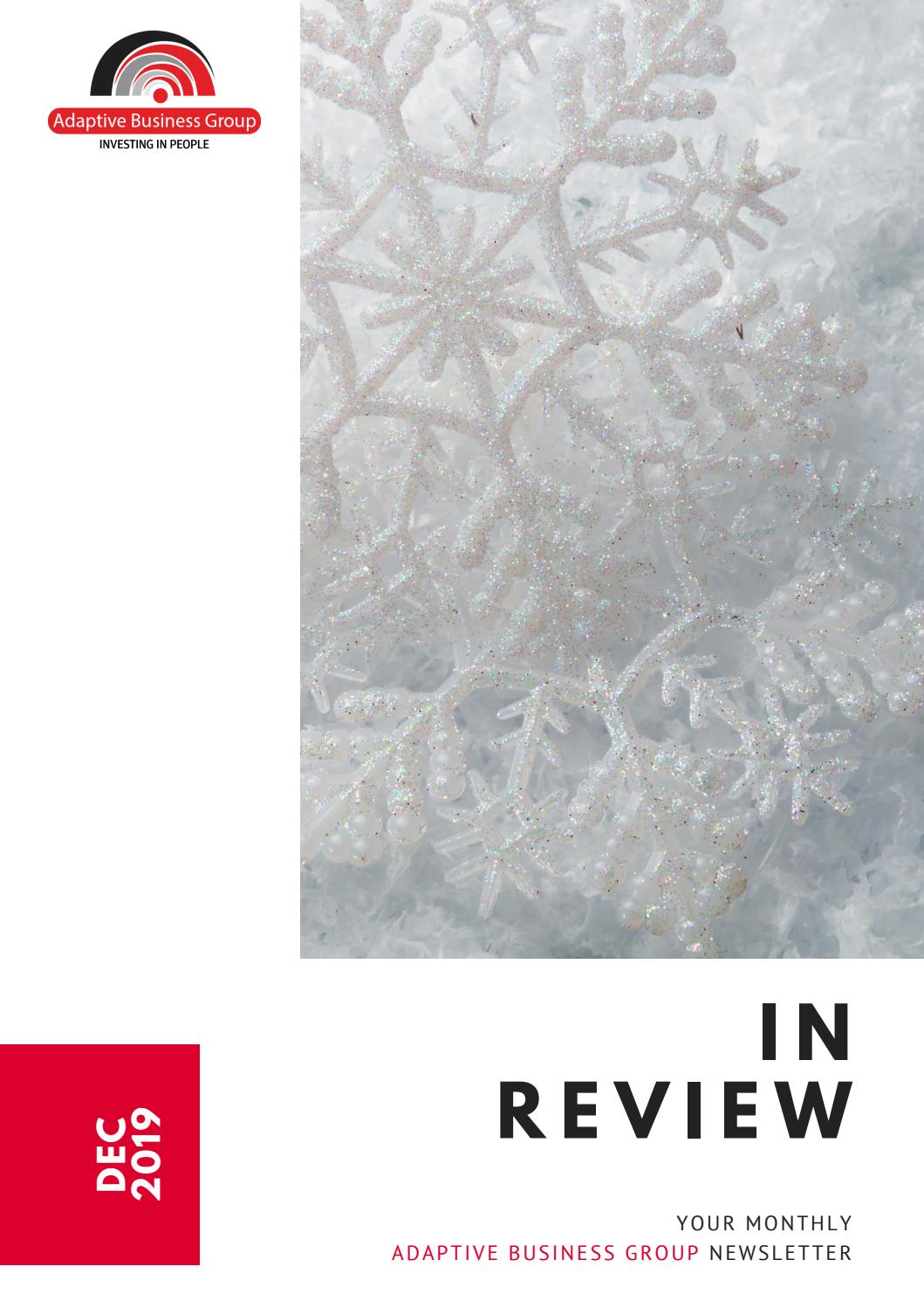 December Newsletter by adaptivebg - Issuu