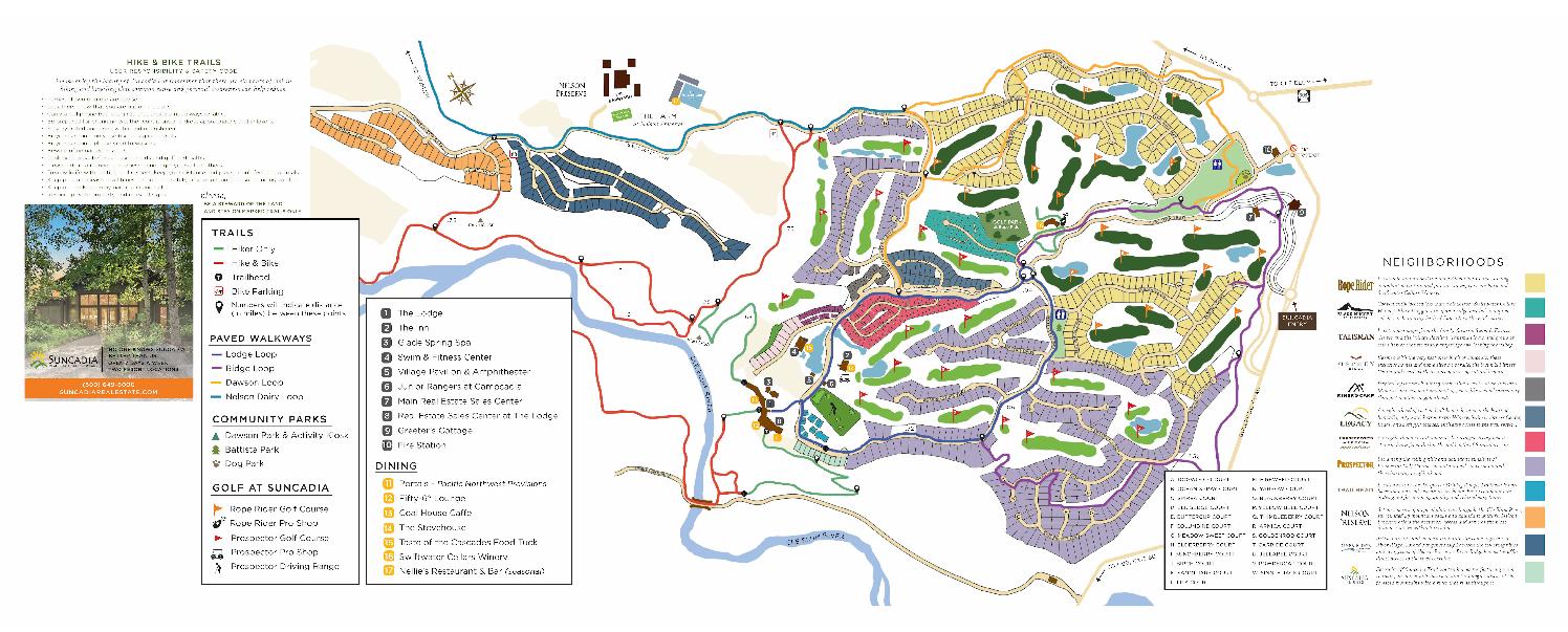 Suncadia Resort Map by Suncadia Resort - Issuu