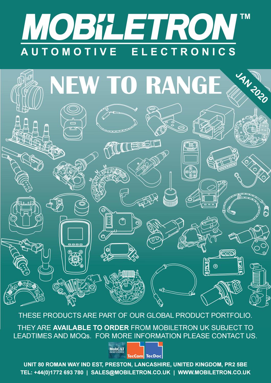 New To Range January 2020 by Mobiletron UK - Issuu