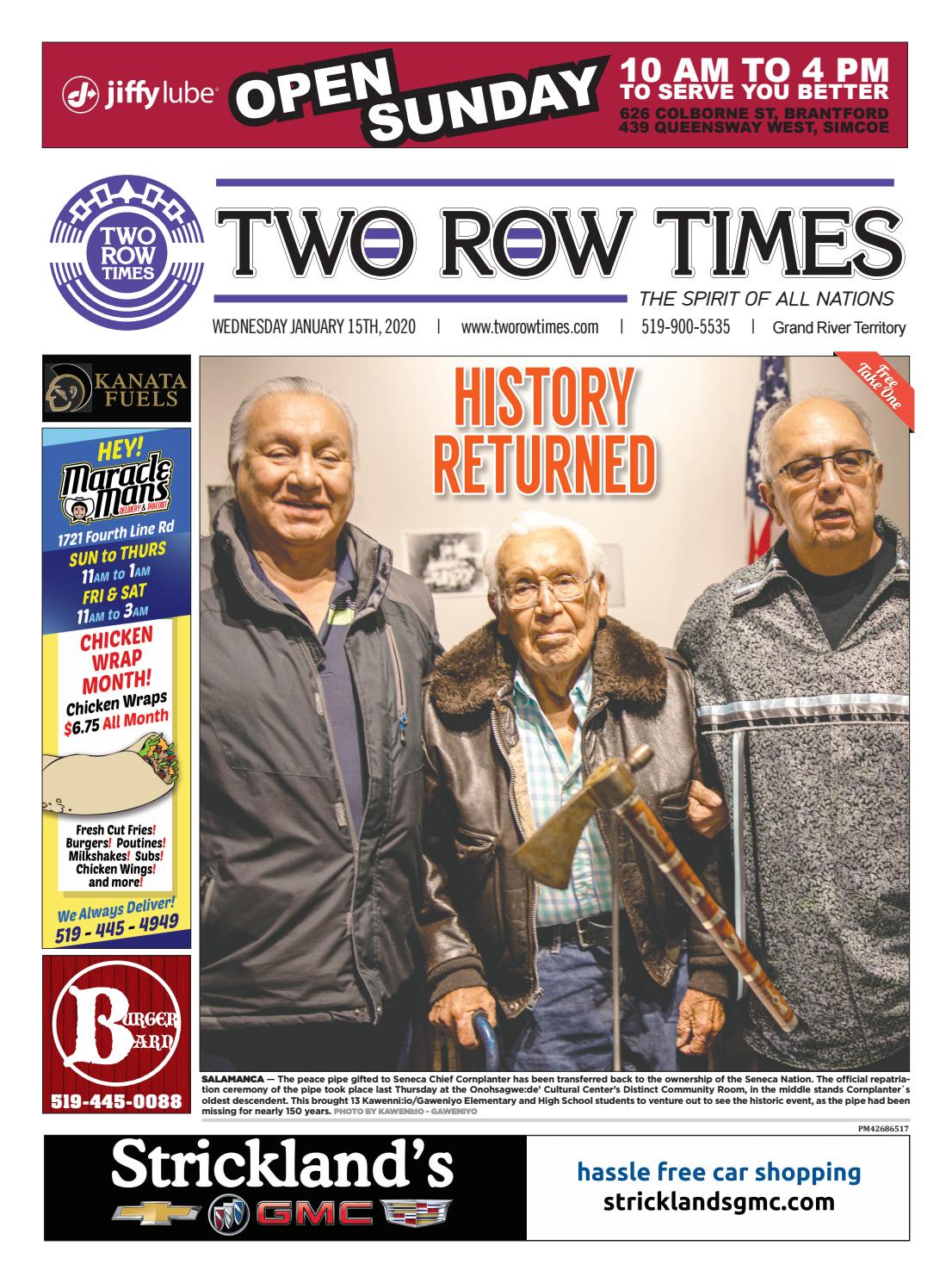 Two Row Times. January 15, 2020 by tworowtimes - Issuu