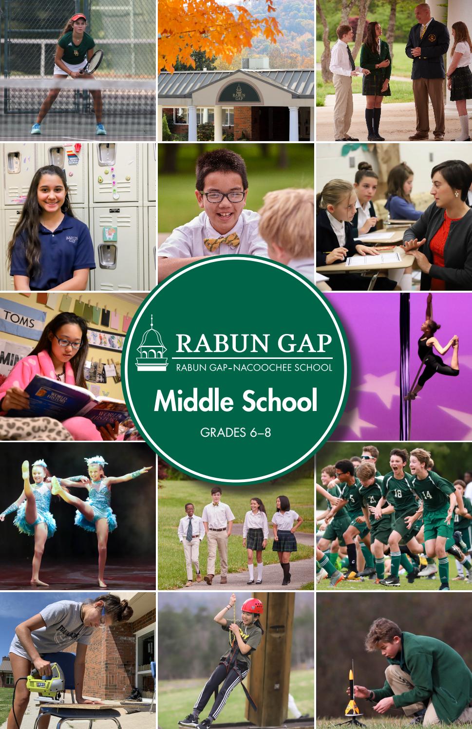 Middle School Viewbook 2019-2020 by Rabun Gap-Nacoochee School - Issuu