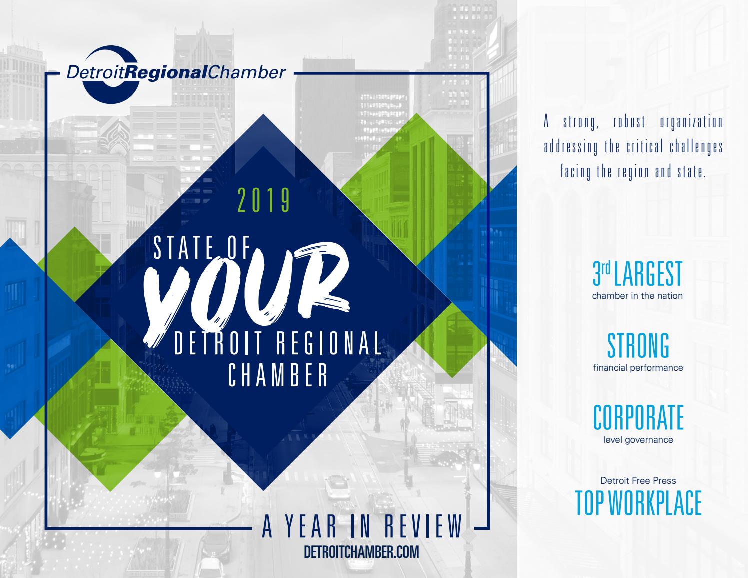 The State of Your Detroit Regional Chamber by Detroit Regional Chamber ...