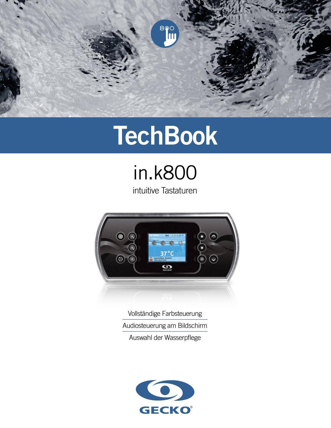 in.k800 color keypad techbook (Deutsch edition) by Gecko Marketing - Issuu