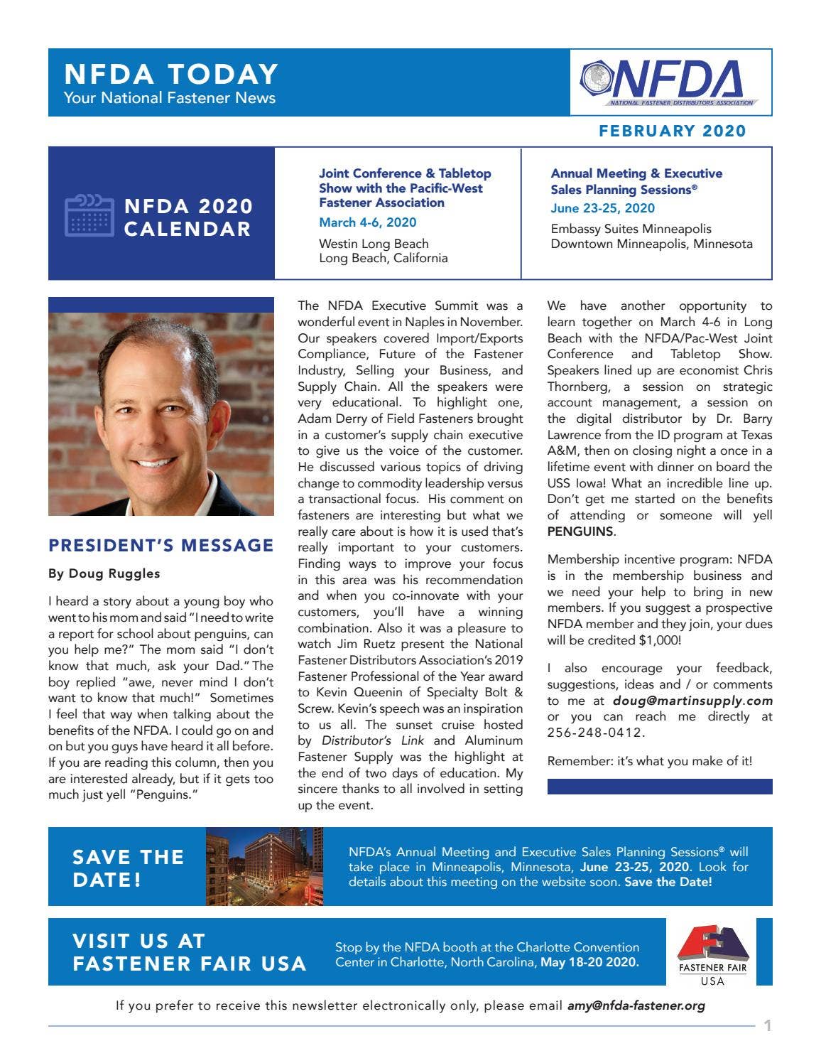 February 2020 NFDA Today by National Fastener Distributors Association - Issuu