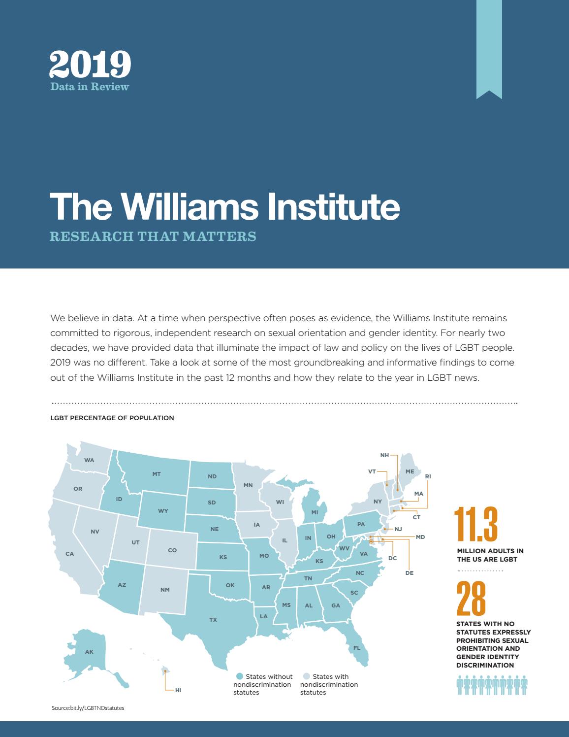 Williams Institute - Data in Review 2019 by UCLA Law - Issuu