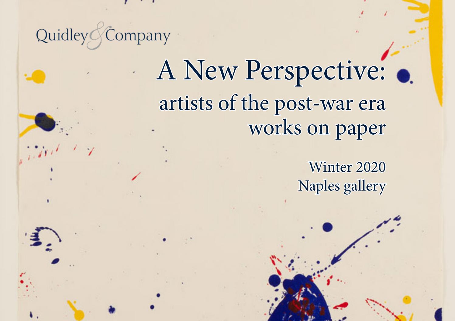 A New Perspective: Exhibition of post-war artists' works on paper by ...