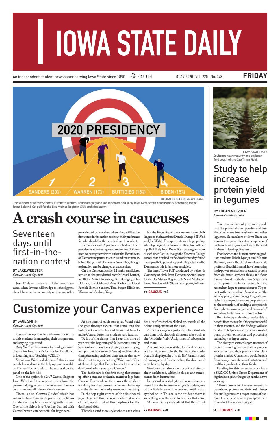 1.17.20 by Iowa State Daily - Issuu