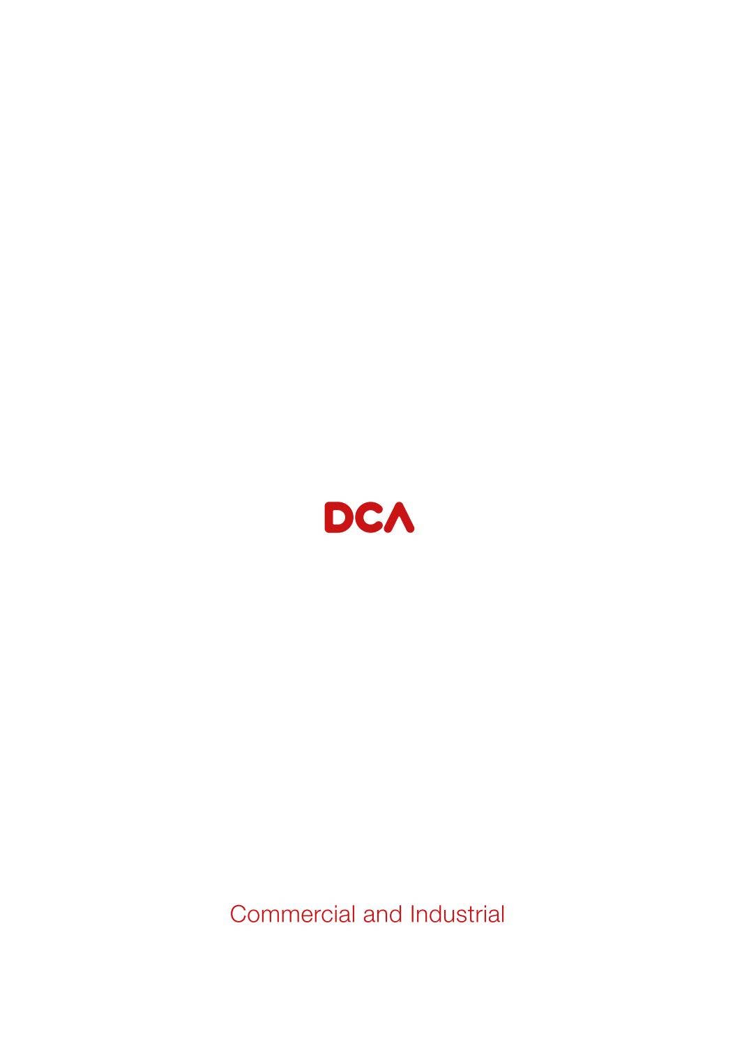DCA Commercial and Industrial brochure 001_A by DCA Design ...