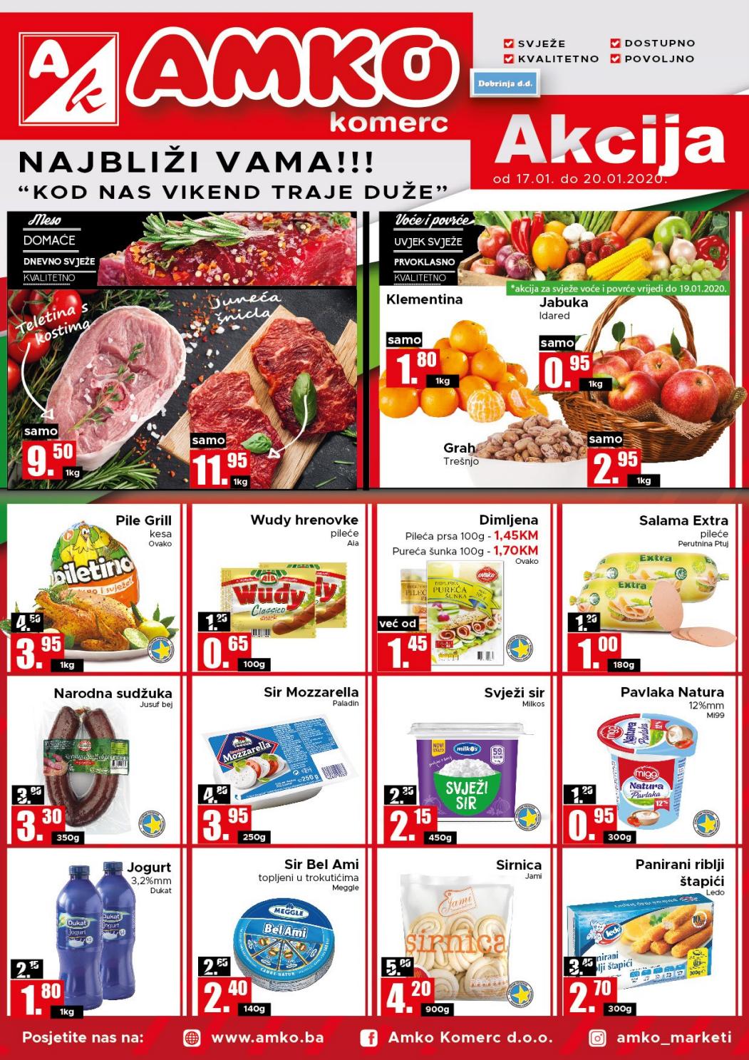 Amko komerc vikend akcija od 17.-20.01.2020. by Catalog.ba - Issuu